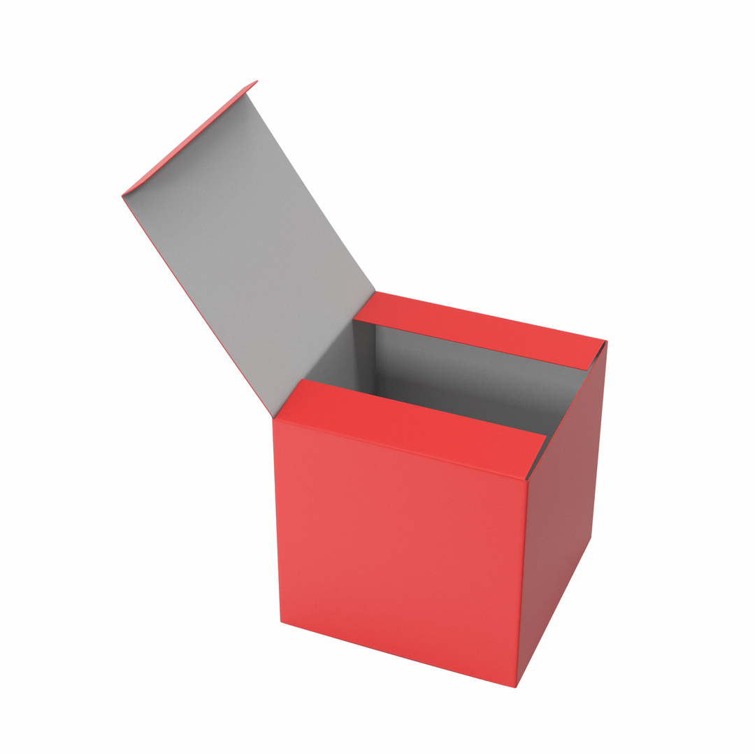 3D Red Box Package Model - TurboSquid 1900414