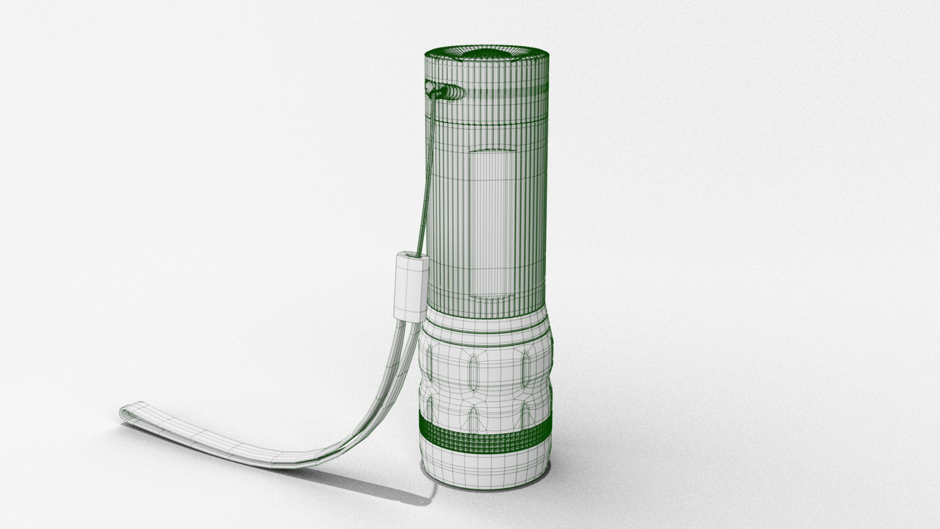 Flashlight Green 3D - TurboSquid 1732971