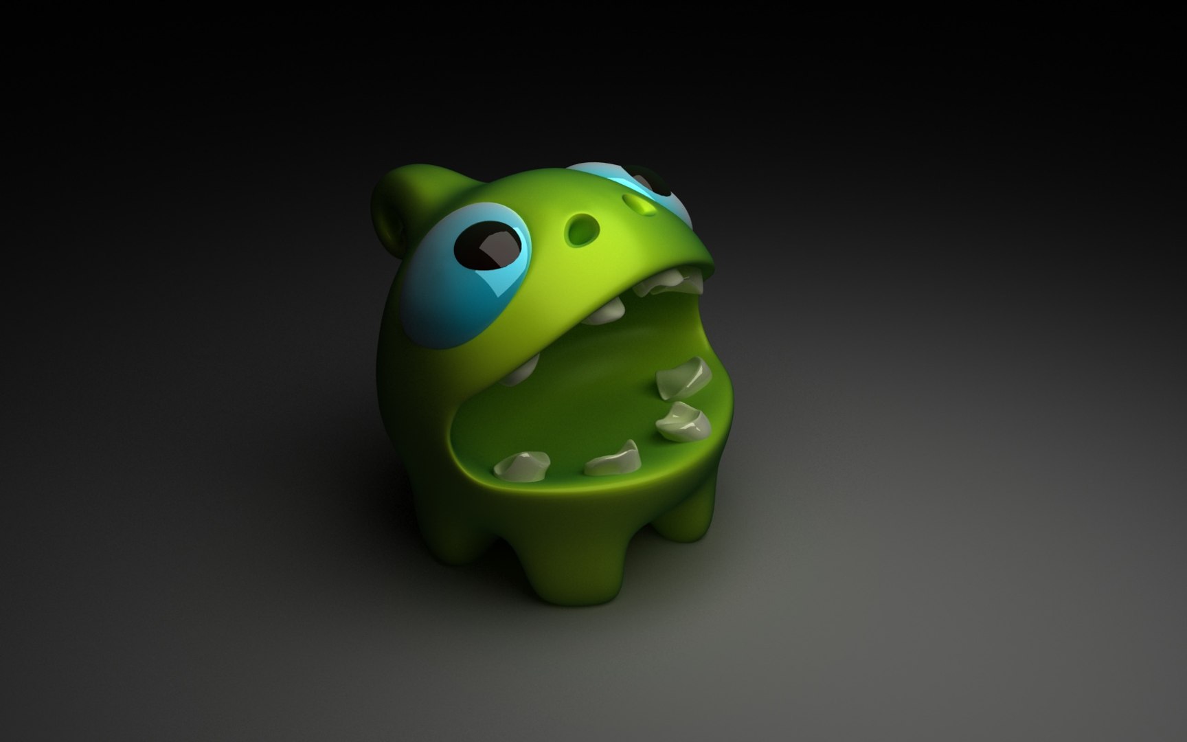 Om Nom 3d Model