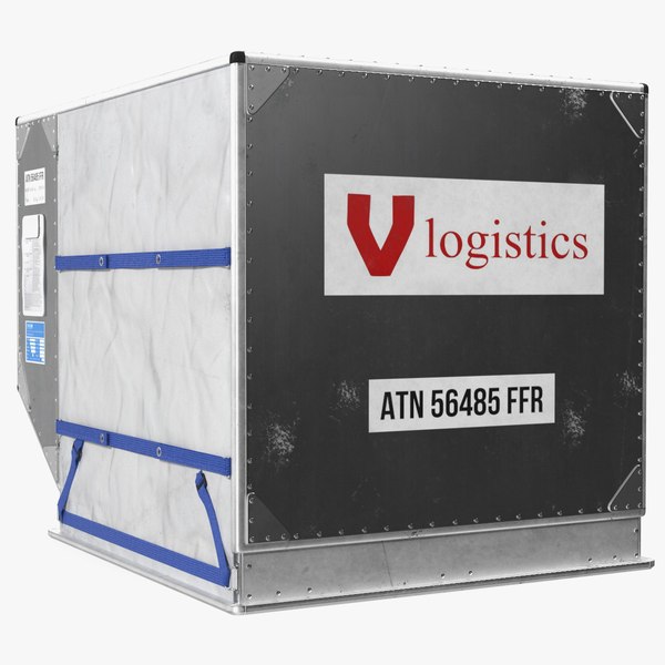 modelo 3d LD3 Aluminium Airport Container Aged - TurboSquid 2065876