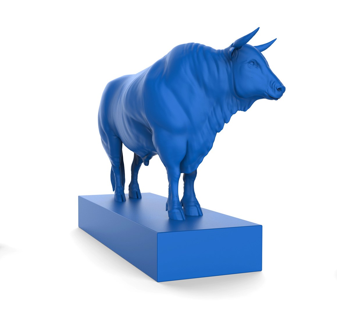 3d model bull version