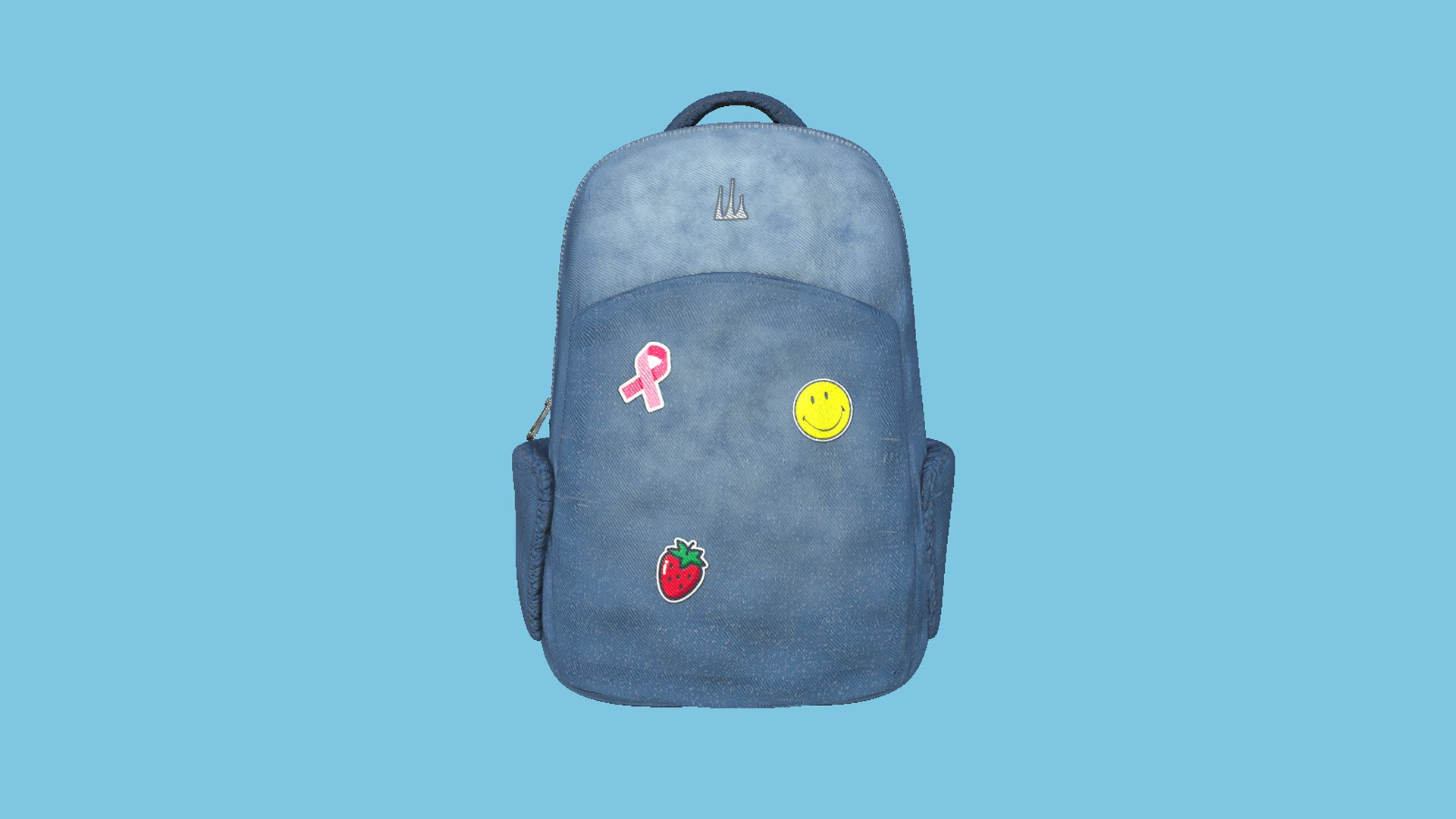 3D model Jeans Backpack - Pins - Character Fashion Design - TurboSquid ...