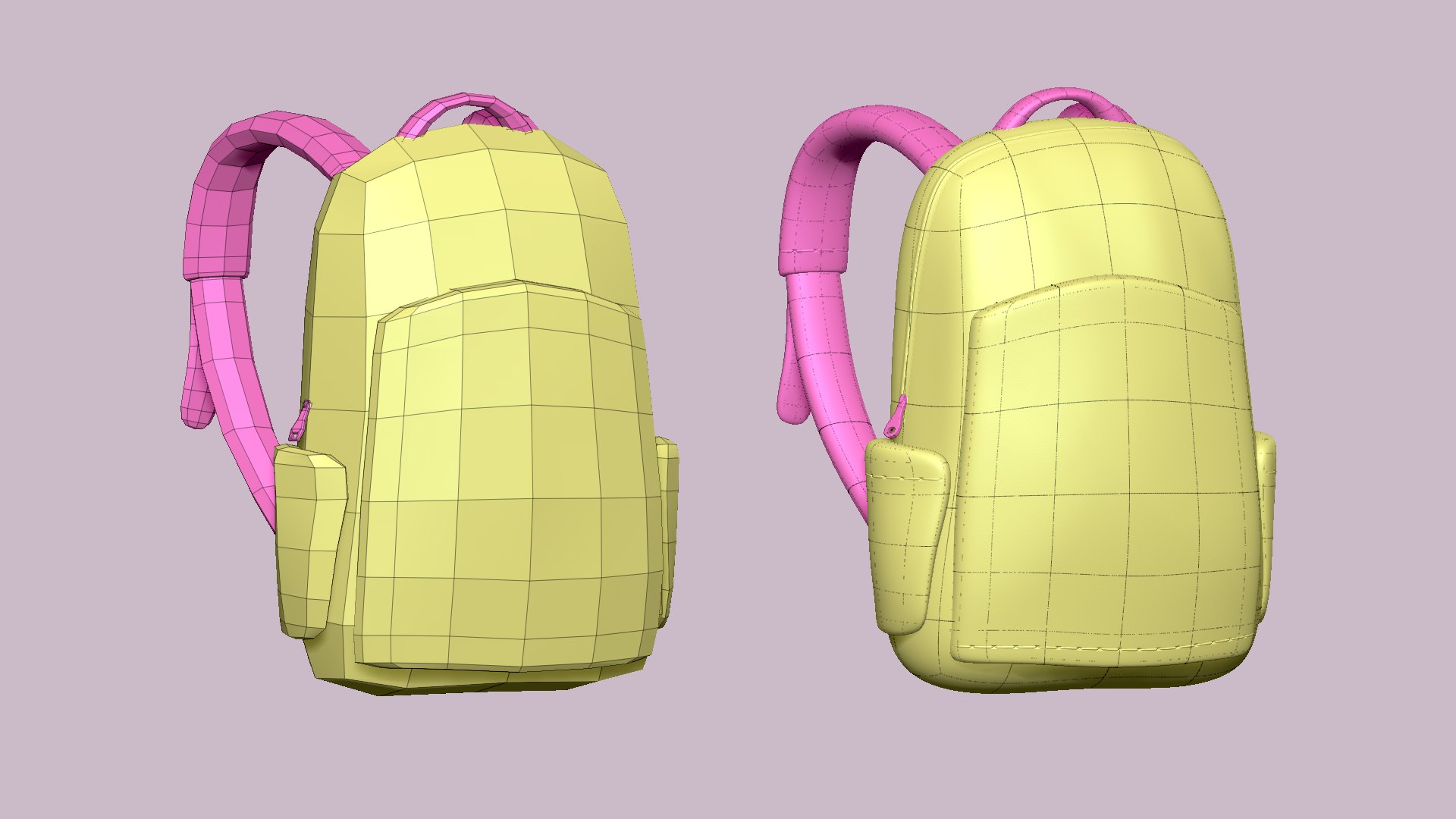 3D model Jeans Backpack - Pins - Character Fashion Design - TurboSquid ...