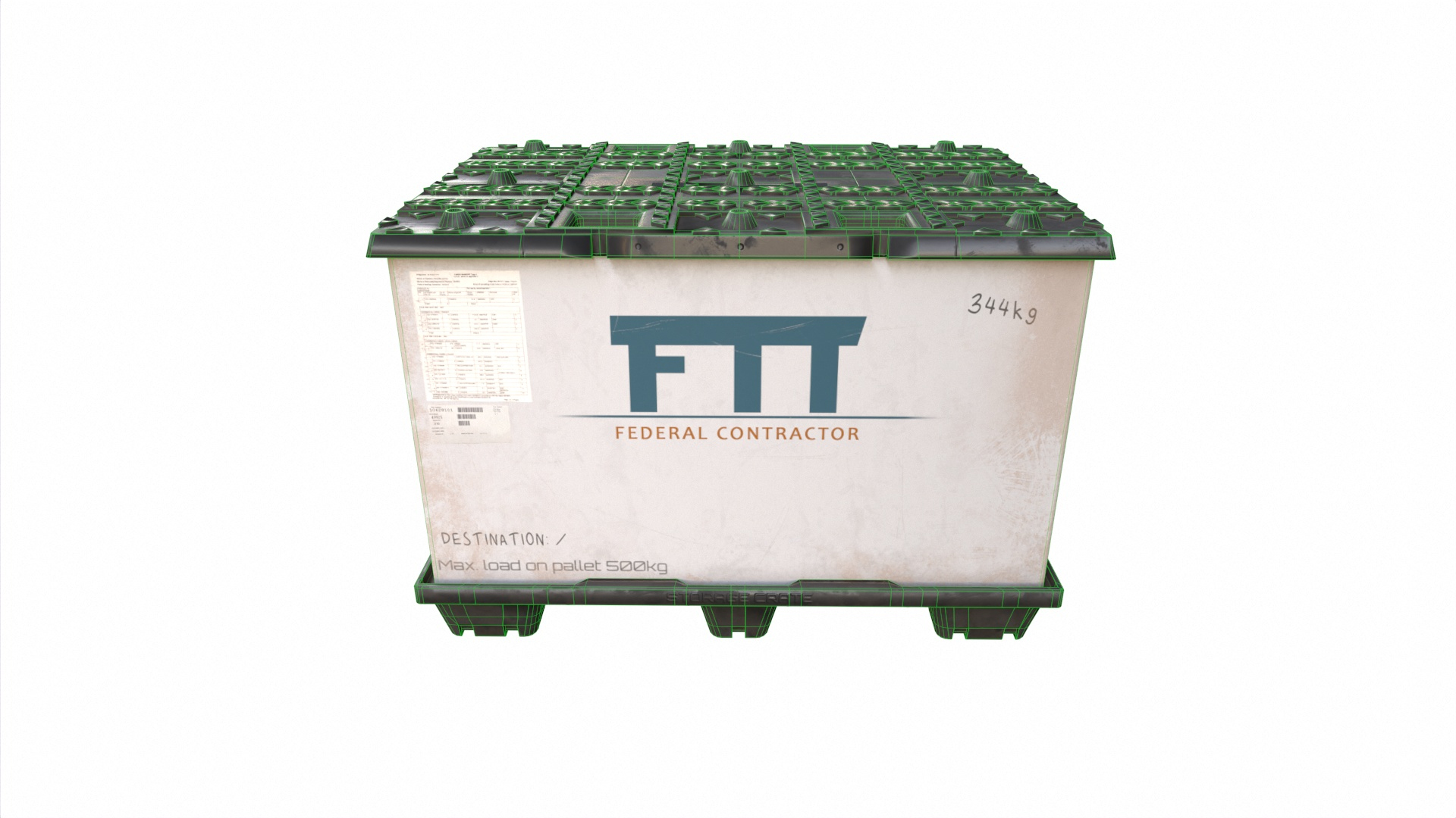 3D Military Crate A FTT - TurboSquid 2043397