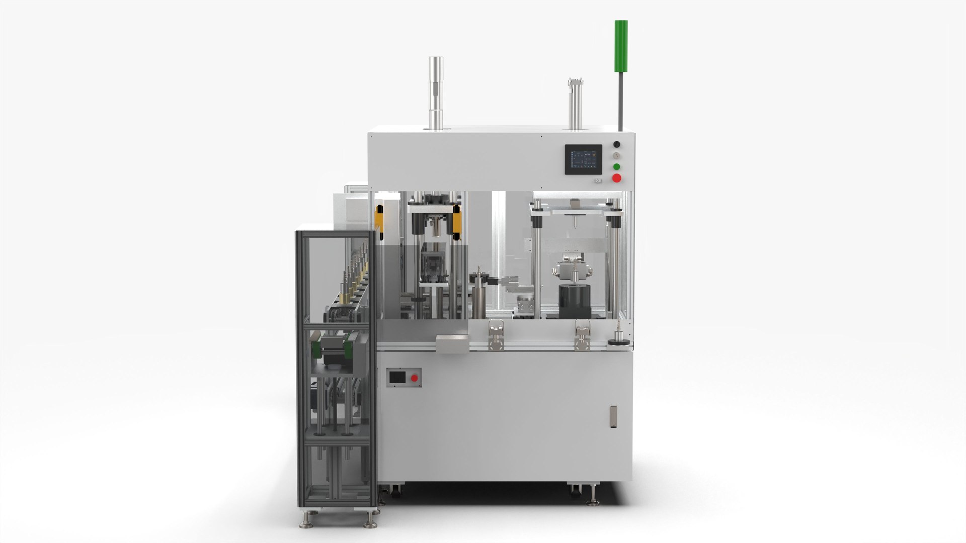 3D Automatic Valve Body Inlet Port Press Fitting Equipment - TurboSquid ...