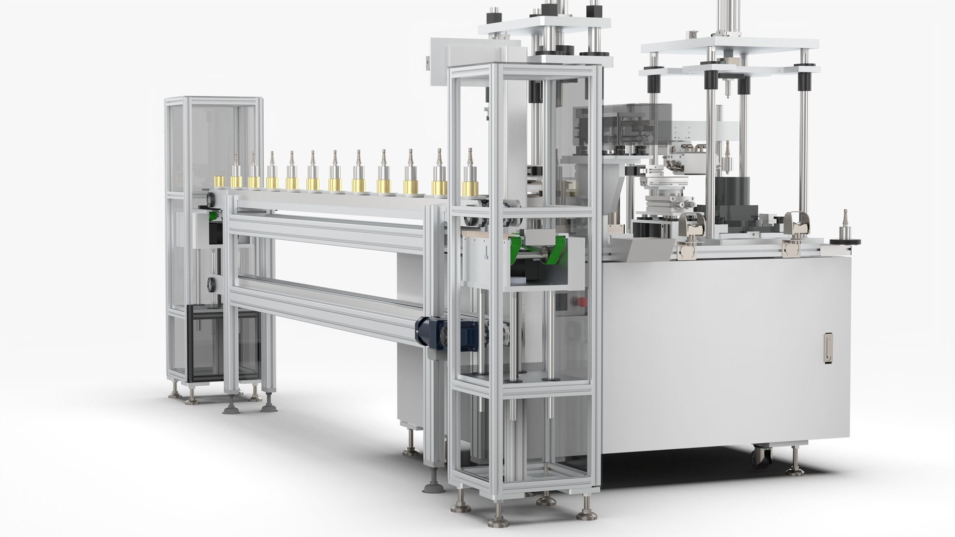3D Automatic Valve Body Inlet Port Press Fitting Equipment - TurboSquid ...