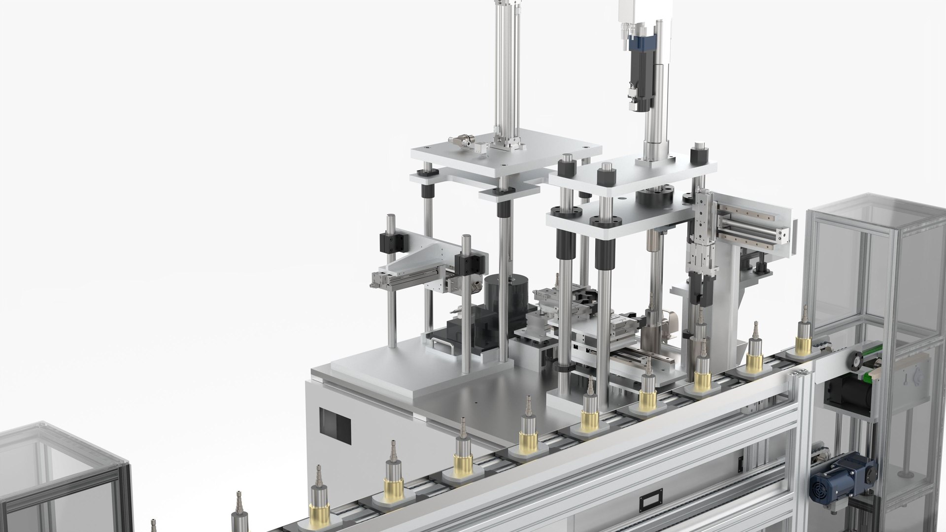 3D Automatic Valve Body Inlet Port Press Fitting Equipment - TurboSquid ...