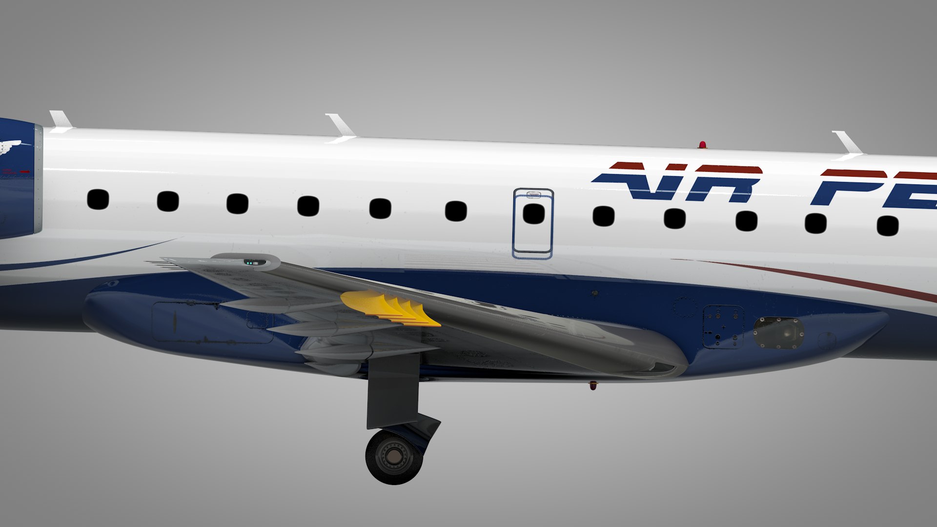 3D Air Peace EMBRAER ERJ 145 L1815 - TurboSquid 1964344