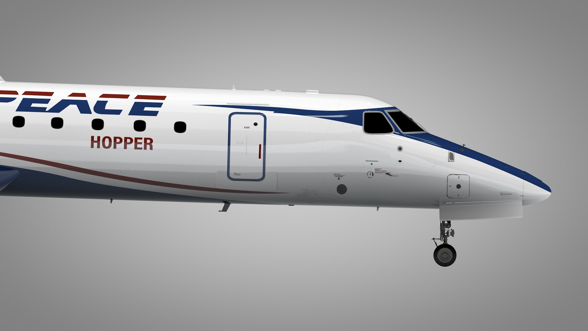 3D Air Peace EMBRAER ERJ 145 L1815 - TurboSquid 1964344