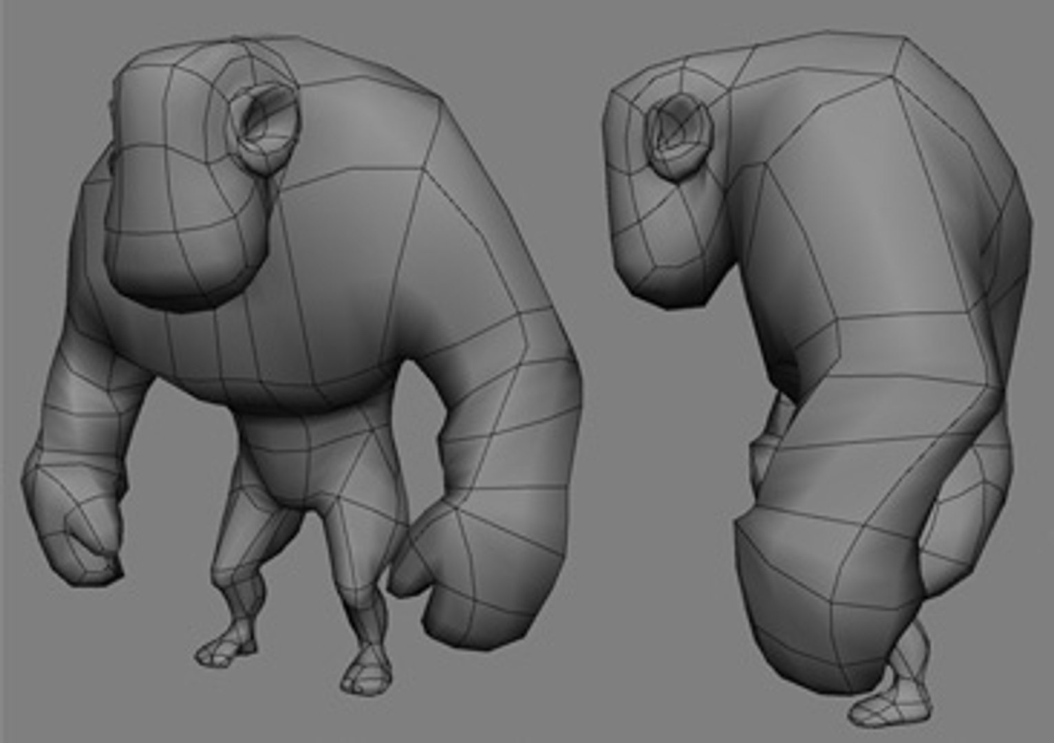 Maya Polygons Subdivision Animation
