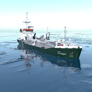 3D Dredger Models - Browse & Download Formats - TurboSquid
