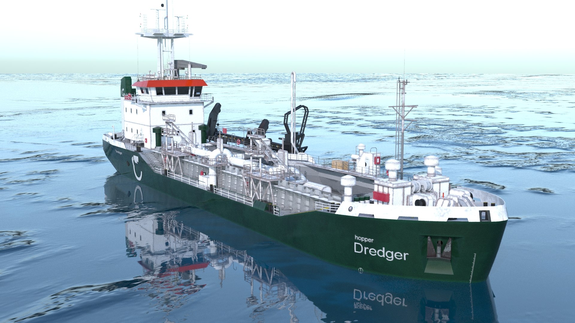 Dredger 3D - TurboSquid 2136798