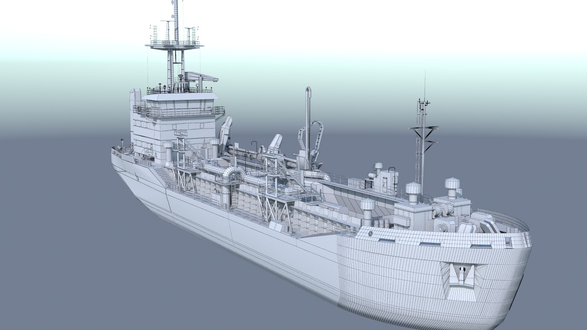 Dredger 3D - TurboSquid 2136798