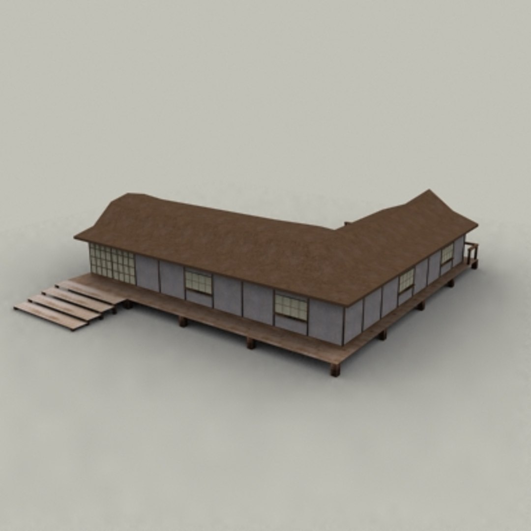 3d model japanese house