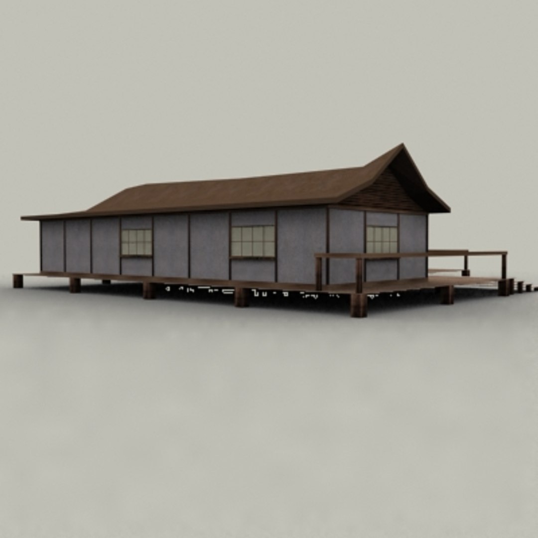 3d model japanese house