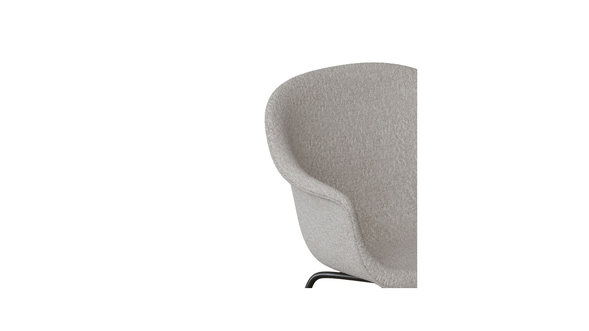 Bat Chair Light Boucle 3D model - TurboSquid 1941109