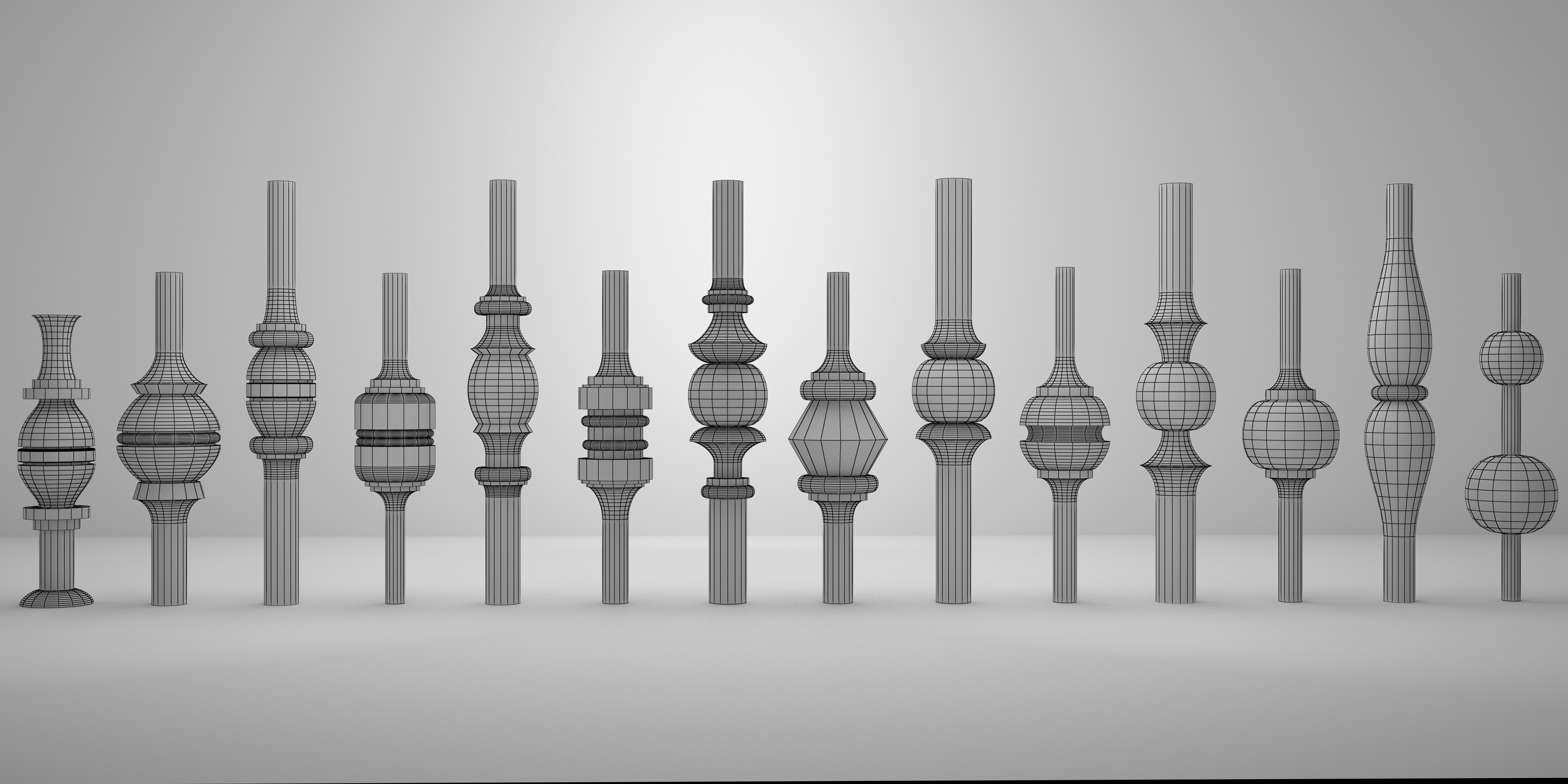 3dsmax 8 heavy turned blusters