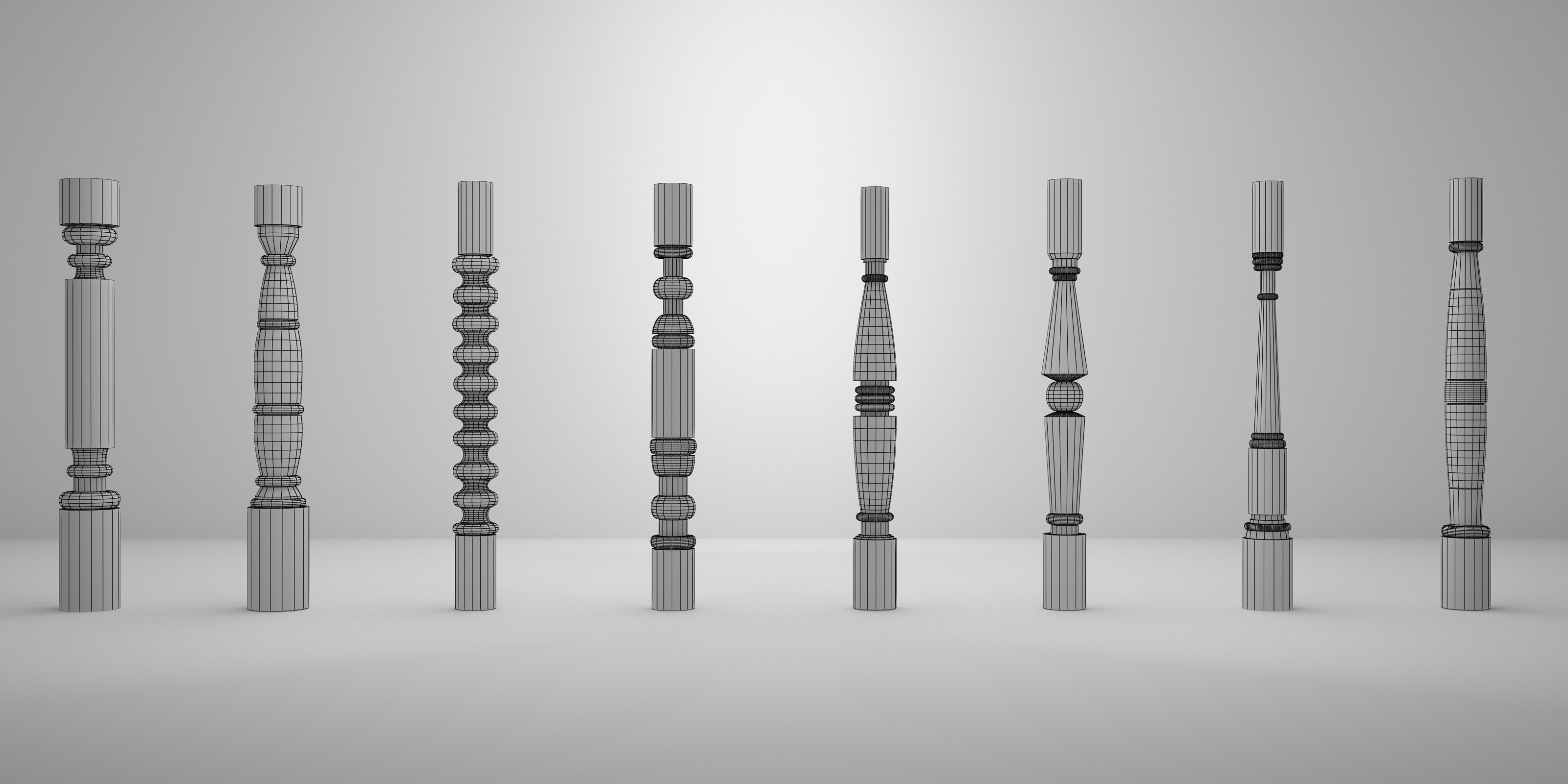 3dsmax 8 heavy turned blusters