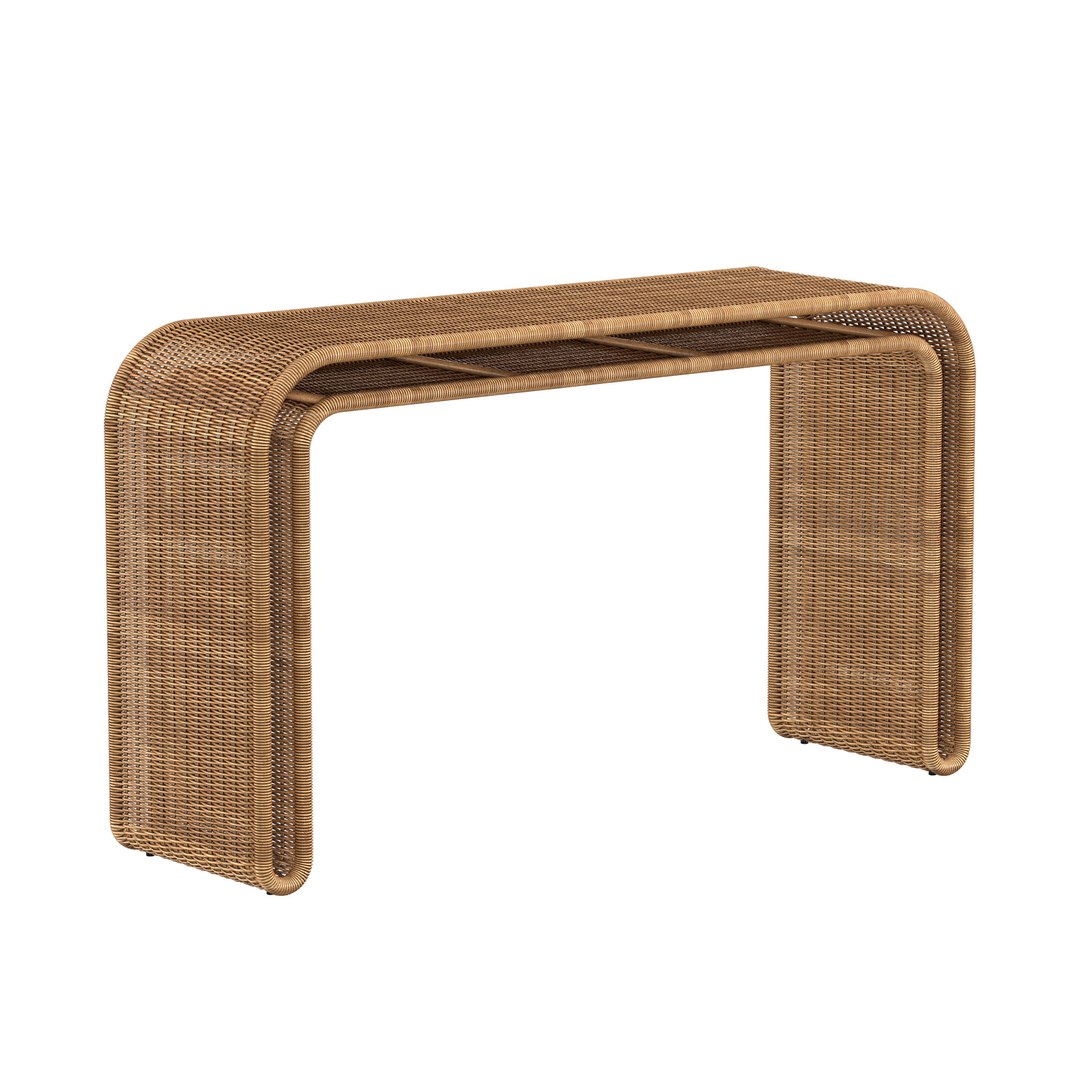 PENIDA WICKER CONSOLE TABLE 3D - TurboSquid 2188513