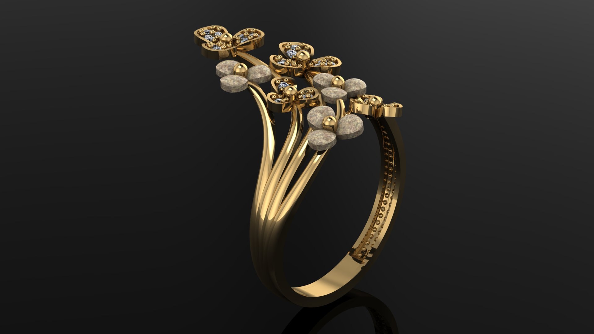 3D ring gold model - TurboSquid 1772450