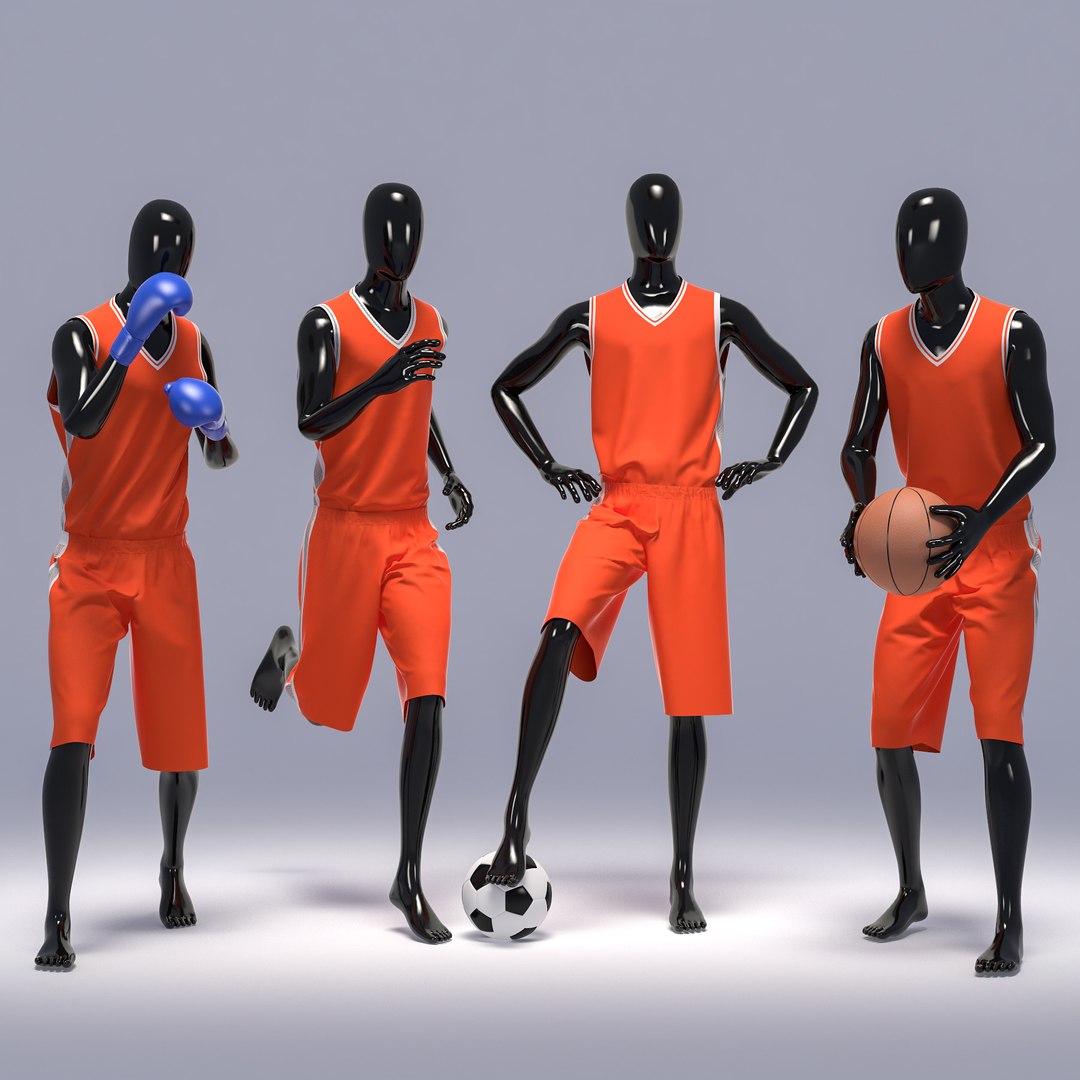 Set Male Sport 3D Model - TurboSquid 1174376