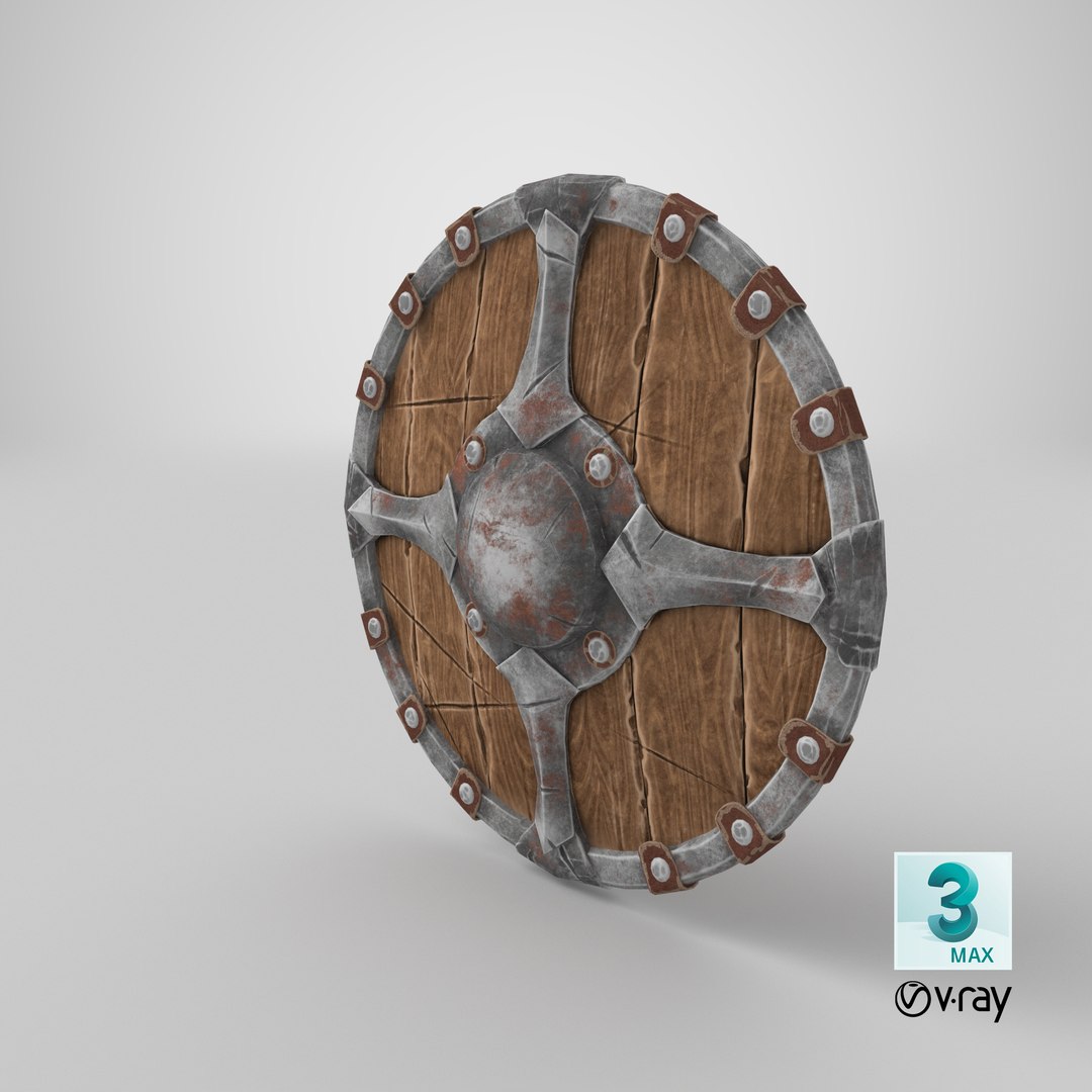 Viking Shield 3D Model - TurboSquid 1296108