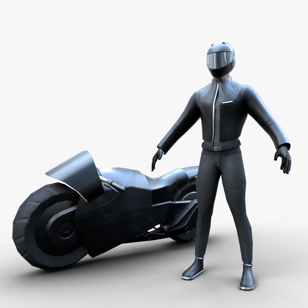 3D Rider And Bike - TurboSquid 1979801