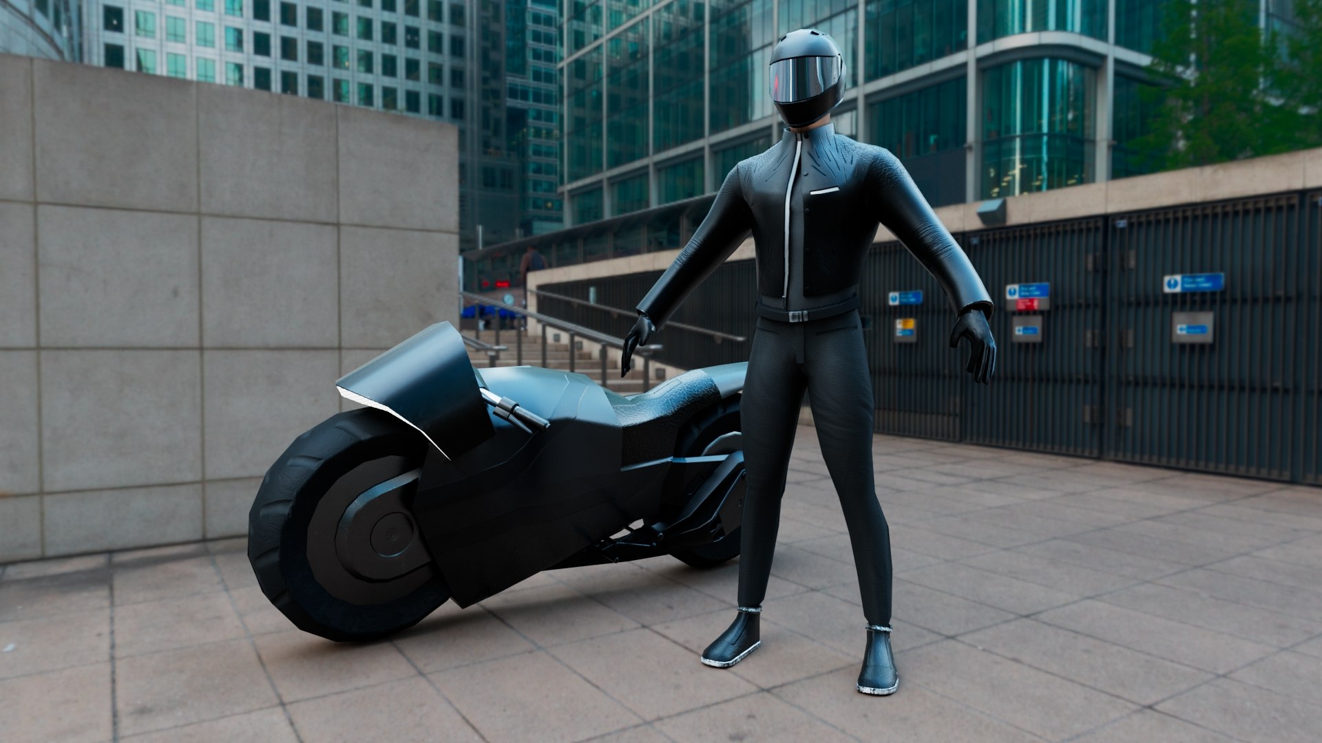 3D Rider And Bike - TurboSquid 1979801