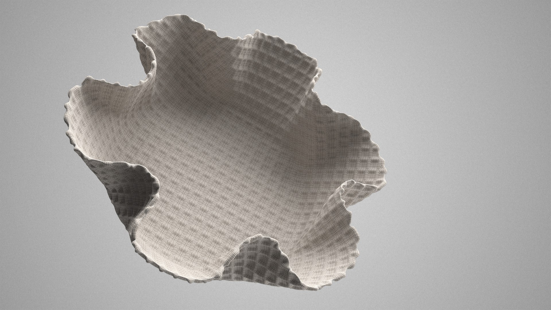3D Bowl Waffle - TurboSquid 1557143