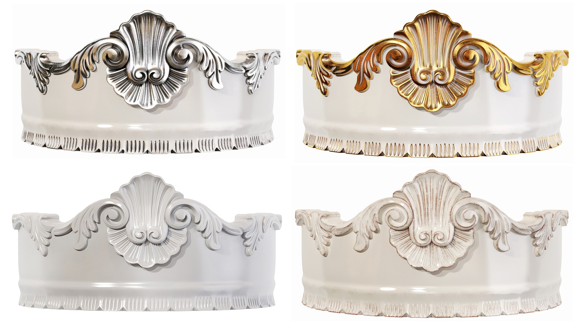 Classic Crown 3D Model - TurboSquid 1897283