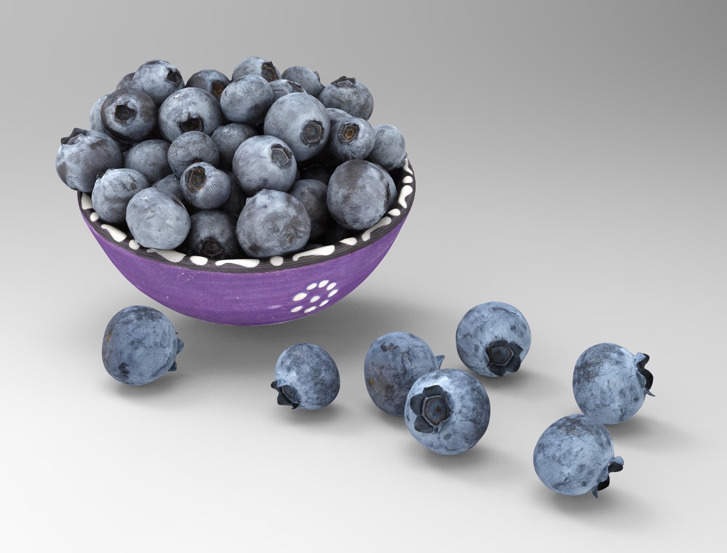 3D Blueberry - TurboSquid 1949363