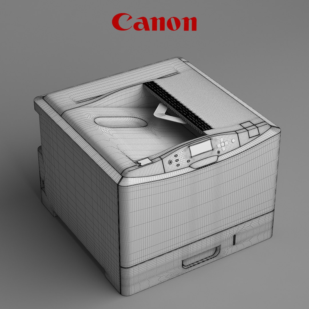 3d Model Laser Printer Canon I-sensys