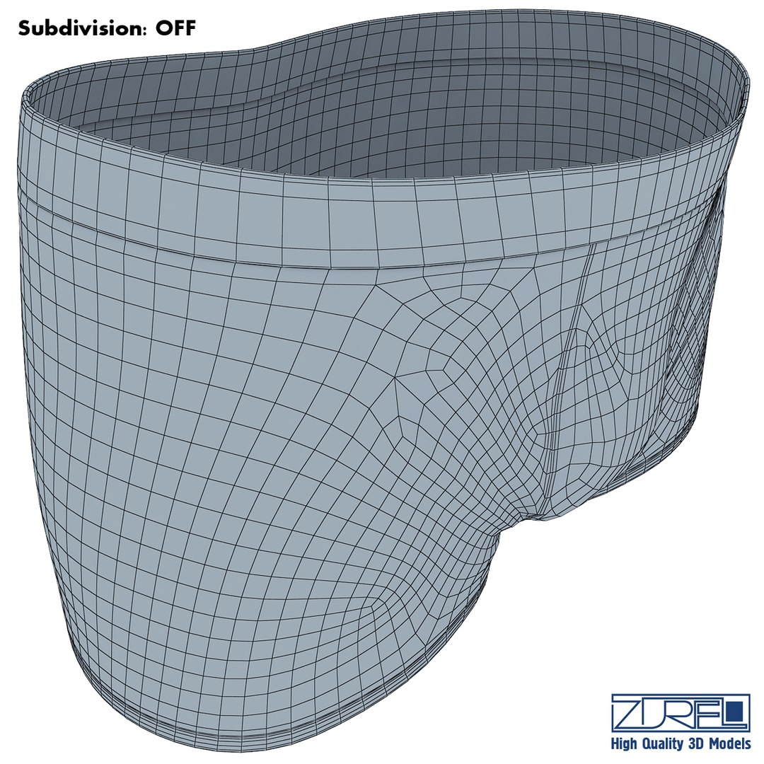 Boxer Briefs 3d Model