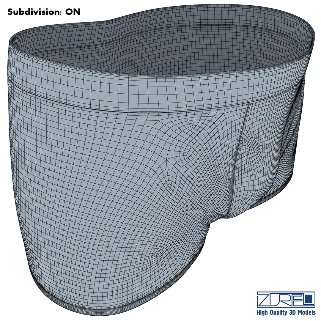 Boxer Briefs 3d Model