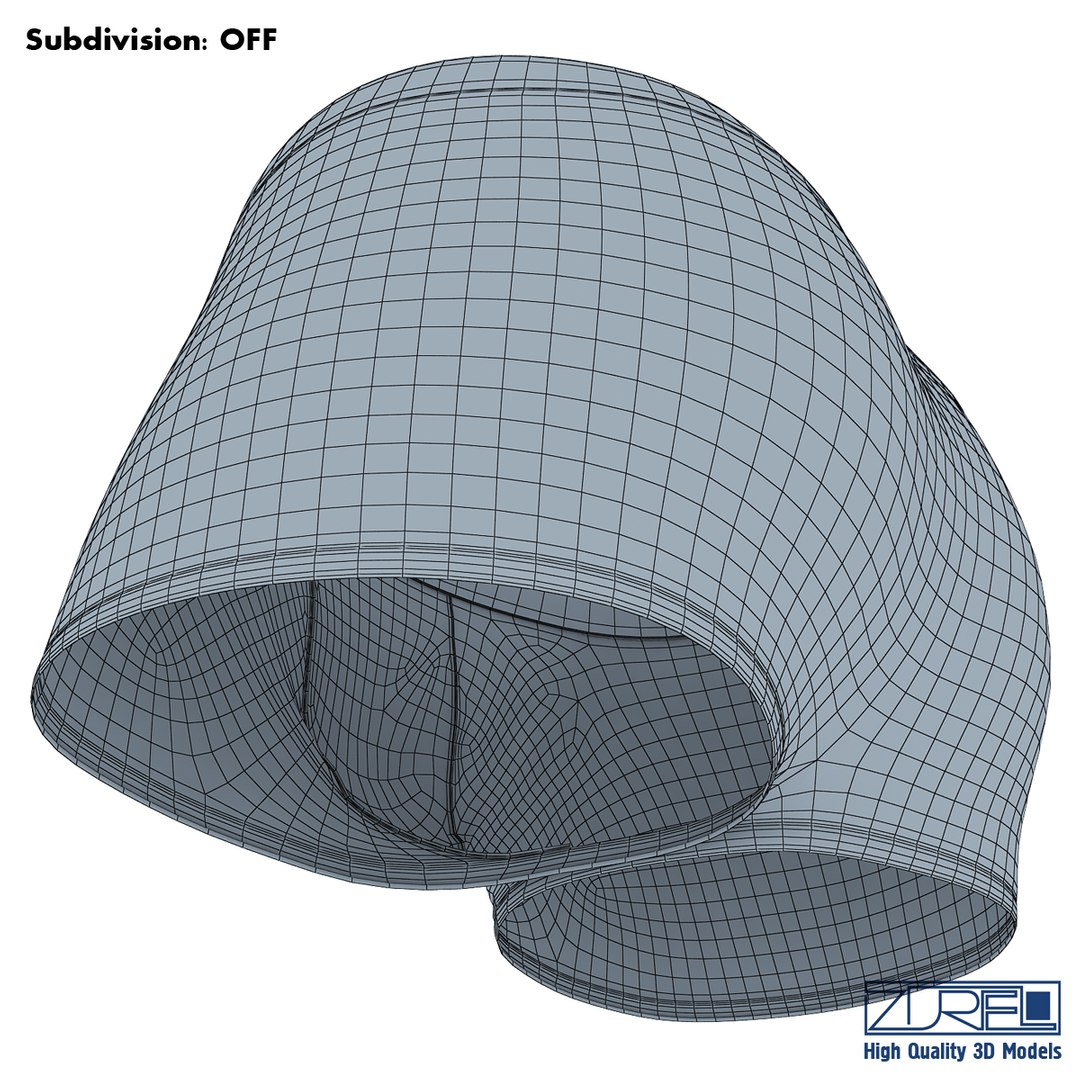 Boxer Briefs 3d Model