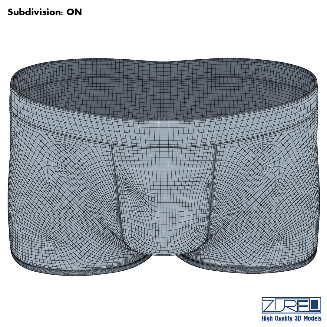 Boxer Briefs 3d Model