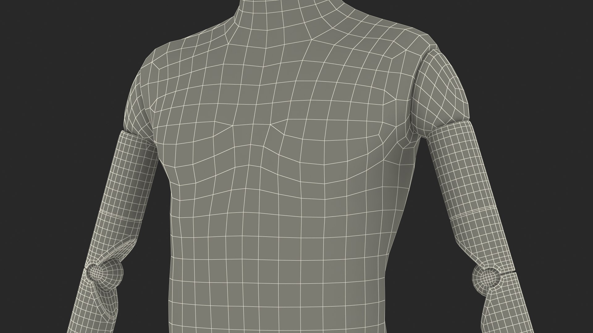 3D Male Flexible Half Body Mannequin Torso - TurboSquid 1855705