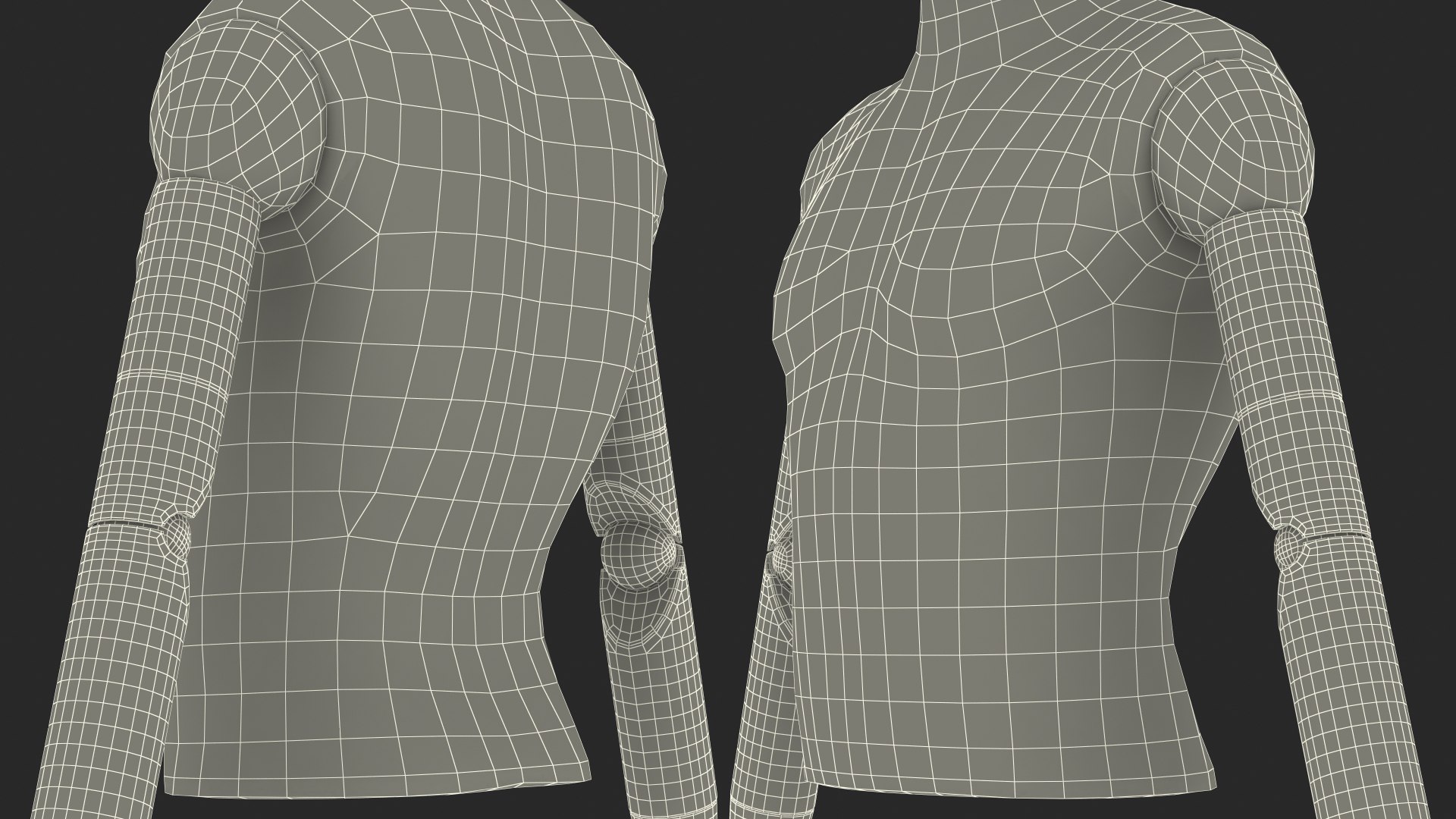 3D Male Flexible Half Body Mannequin Torso - TurboSquid 1855705