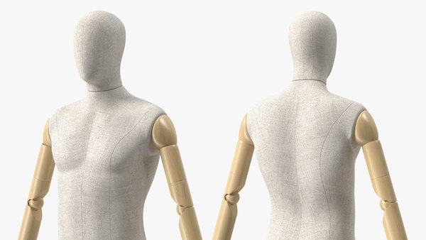 Manequim Torso Flexível Masculino Meio Corpo Modelo 3D - TurboSquid 1855705