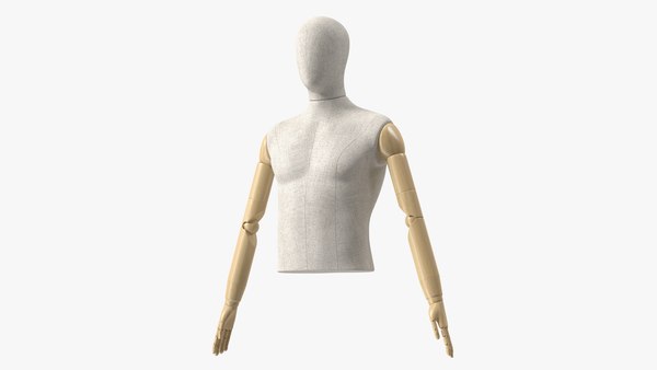 Manequim Torso Flexível Masculino Meio Corpo Modelo 3D - TurboSquid 1855705