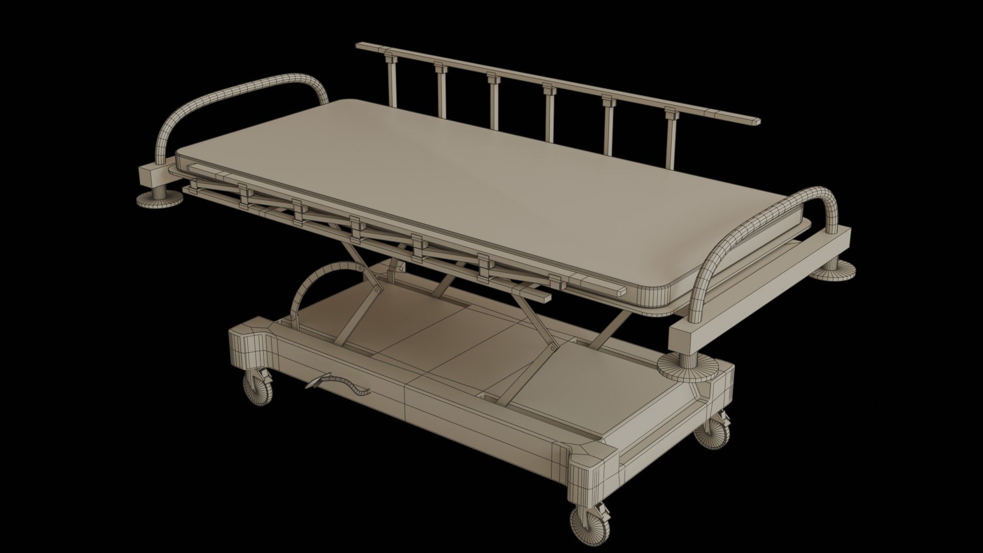 3D Model Stretcher - TurboSquid 2437463