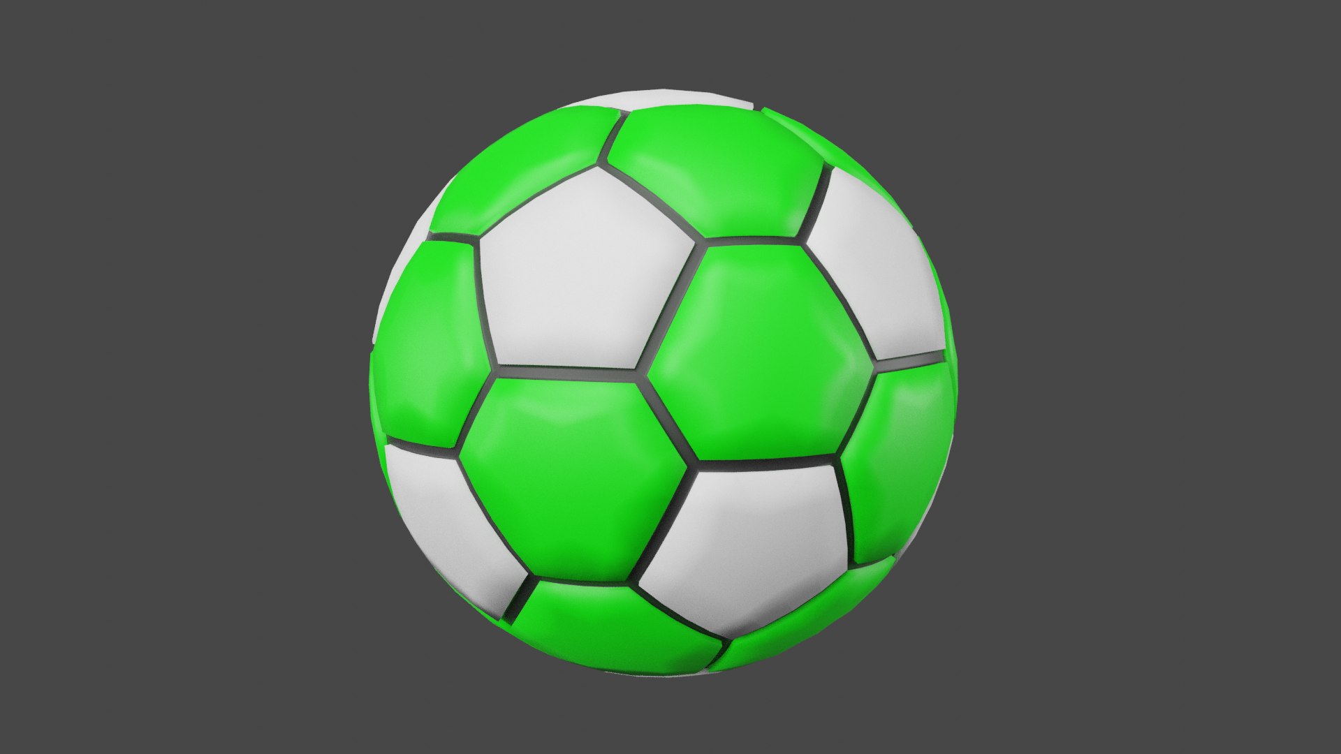 Green Soccer Ball 3D Model - TurboSquid 2058045