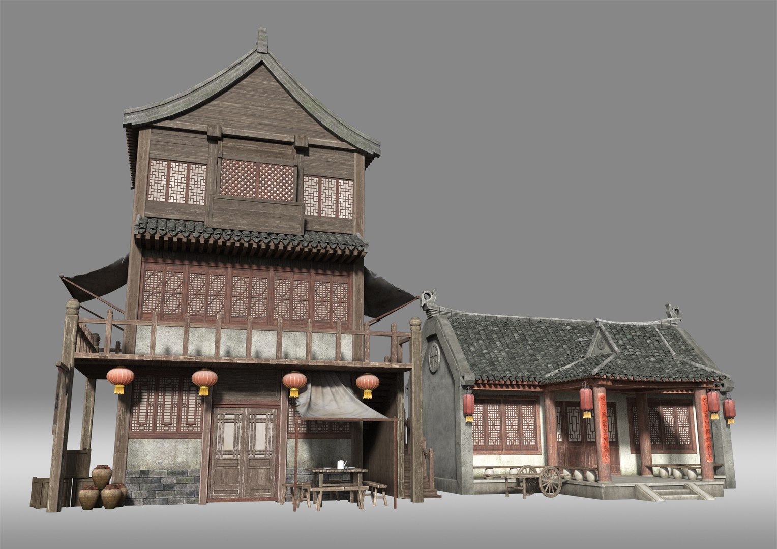 Ancient Architecture 3D Model - TurboSquid 2039858