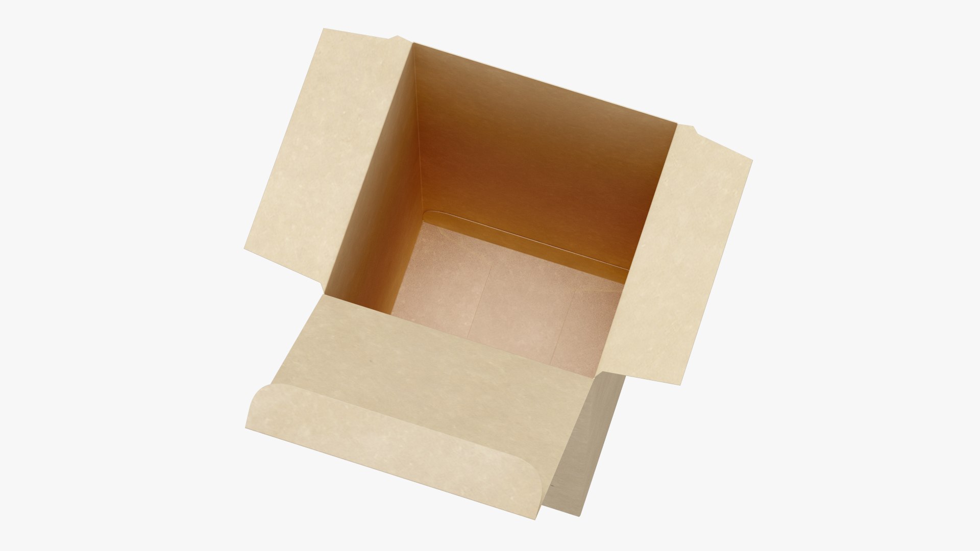 3D Open Packaging Box 02 - TurboSquid 2044592