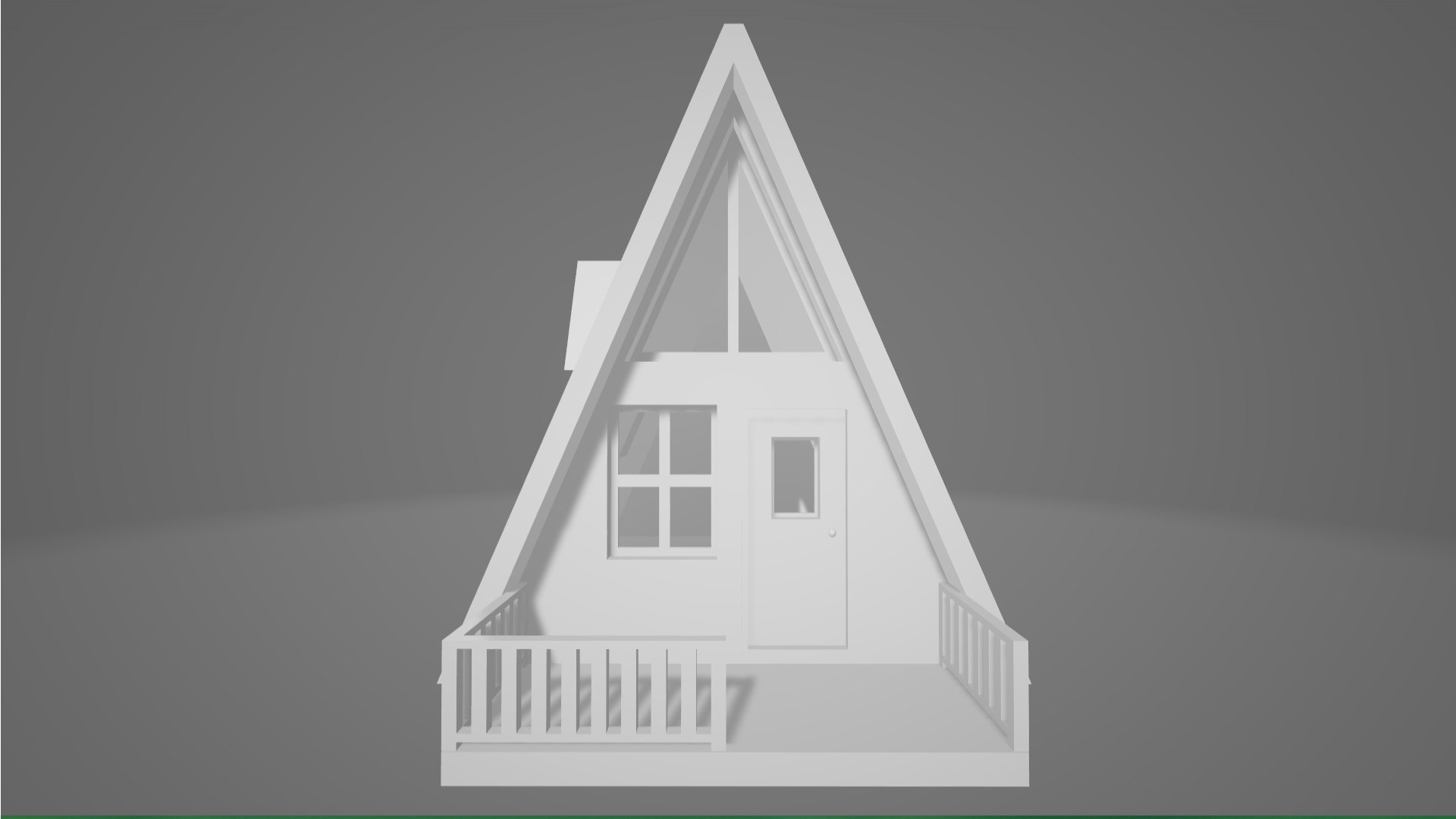 3D A Frame House model - TurboSquid 1882761