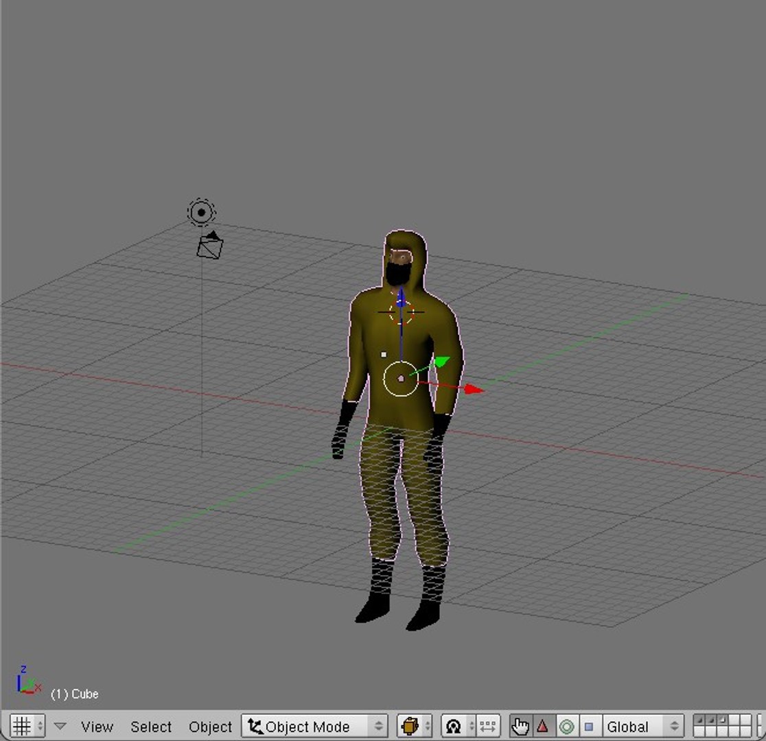 Free Ninja Character 3d Model