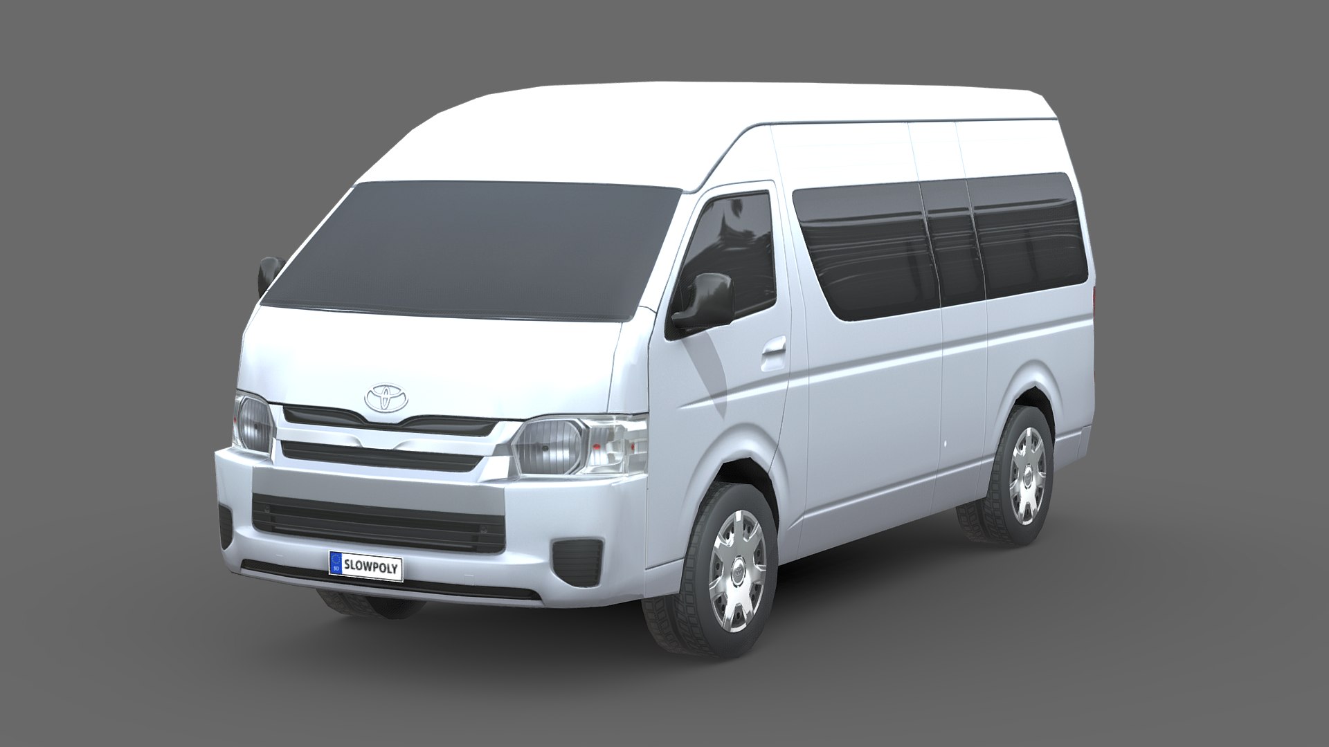 3D Model Toyota Hiace Passenger Van L2H3 GLX 2020 - TurboSquid 2150508
