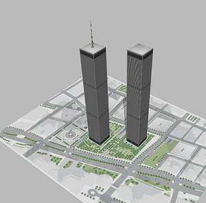 modelo 3d Torres Gemelas (World Trade Center) - TurboSquid 1196033