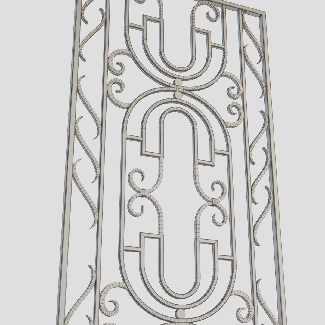 3d windows bars model