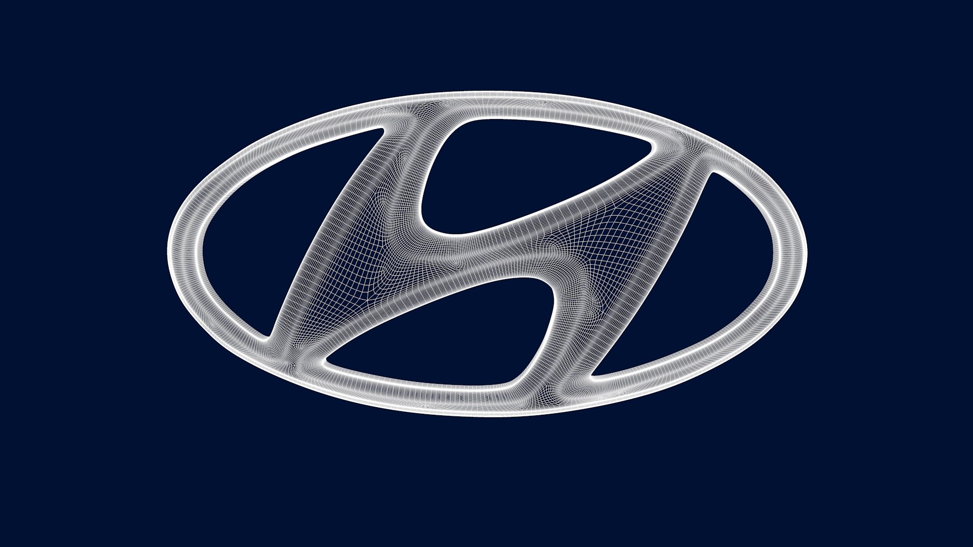 3D model Hyundai Emblem - TurboSquid 1758442